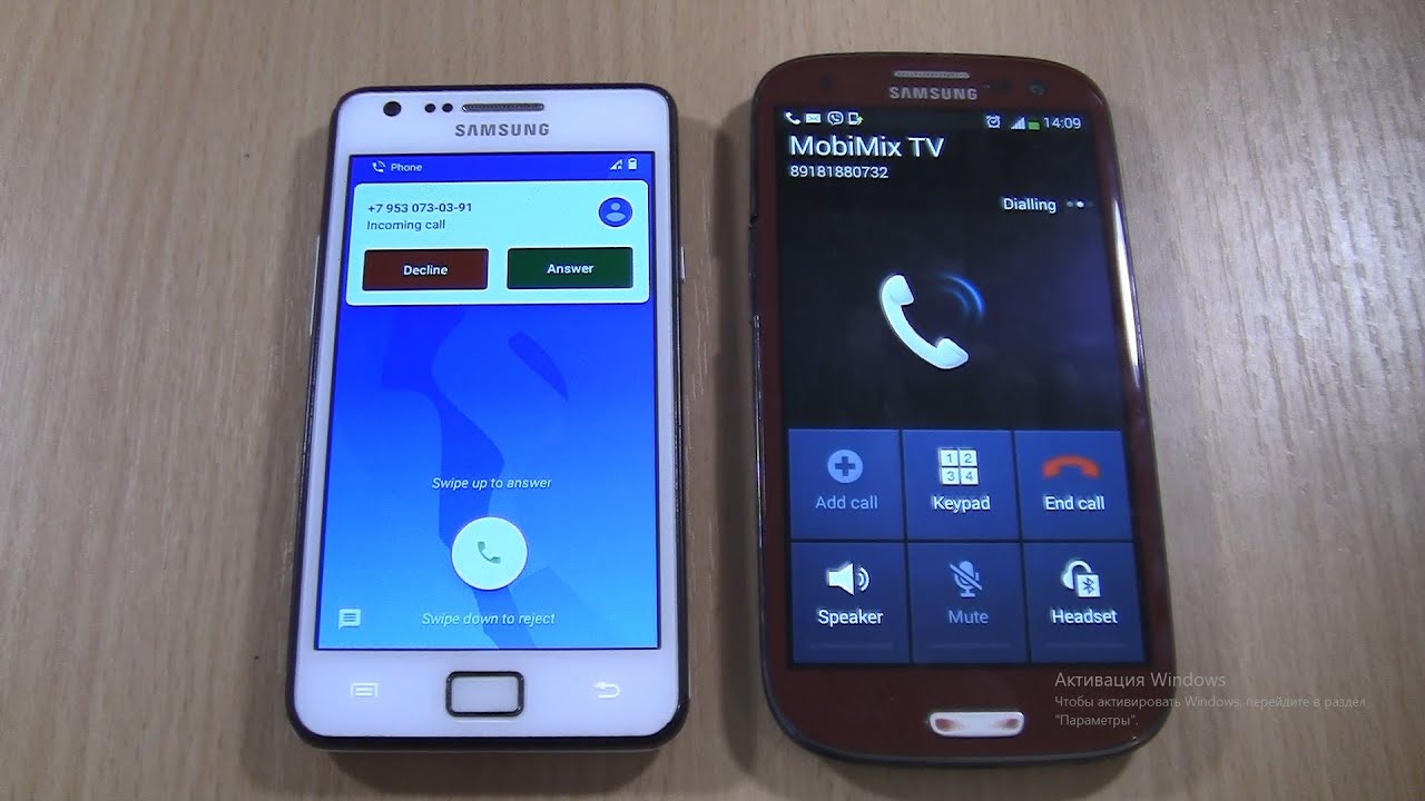 Incoming call & Outgoing call at the Same Time Samsung Galaxy S2 with ...