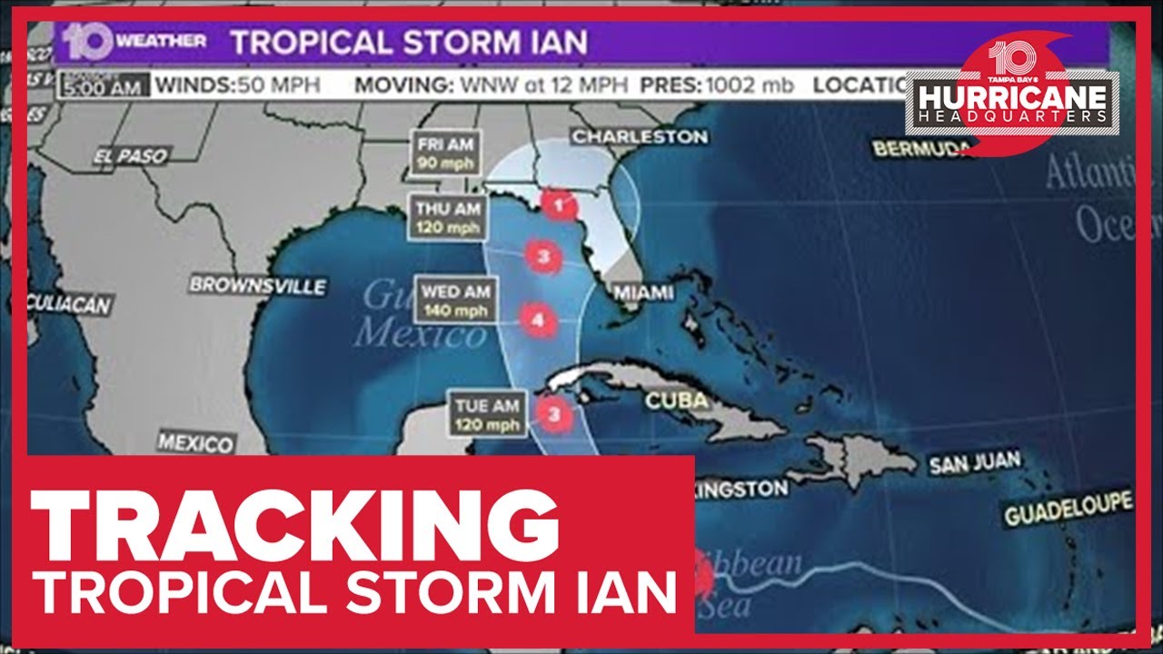Tropical Storm Ian: See latest forecast cone, spaghetti models ...