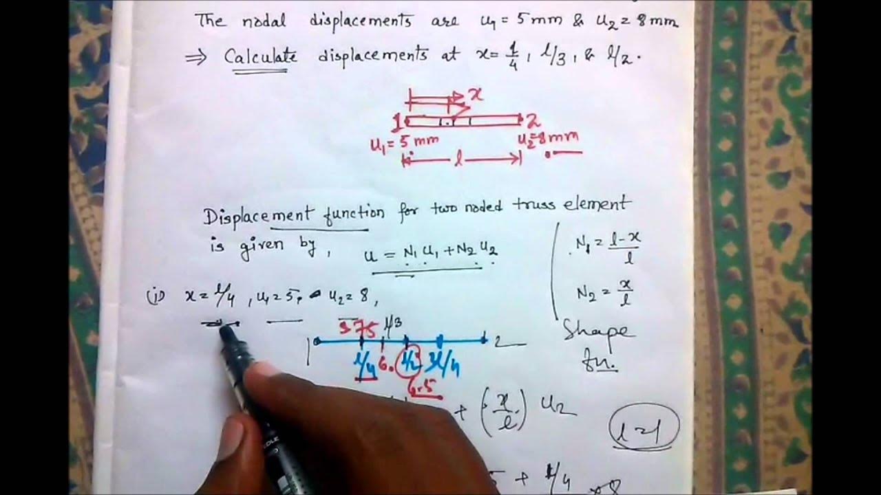 FEA -linear bar element problems (solved in 3 mins.) - YouTube