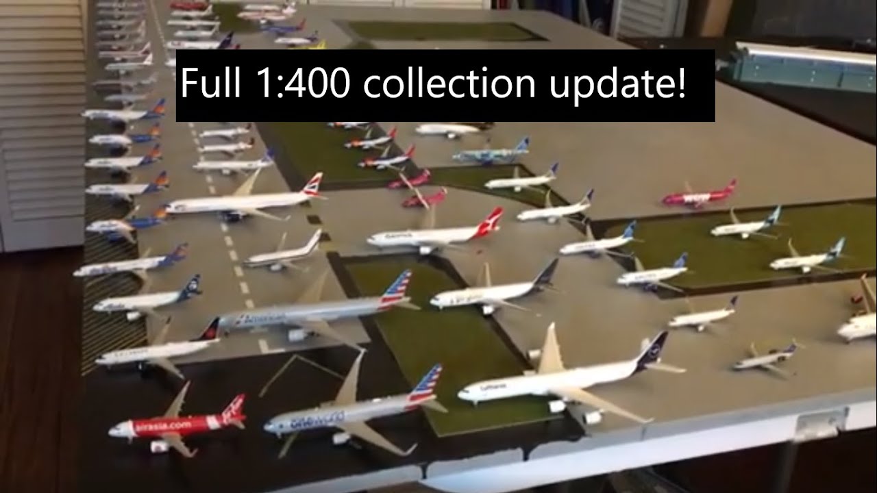 1:400 scale model collection update (65 Models!) - YouTube