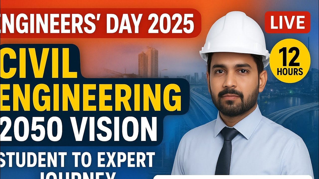 👉 Engineers’ Day 2025 LIVE 👷 | Civil Engineering Career Growth, Future ...