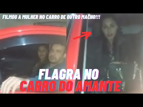 Mulher pega no flagra pelo marido dentro do carro do seu suposto amante