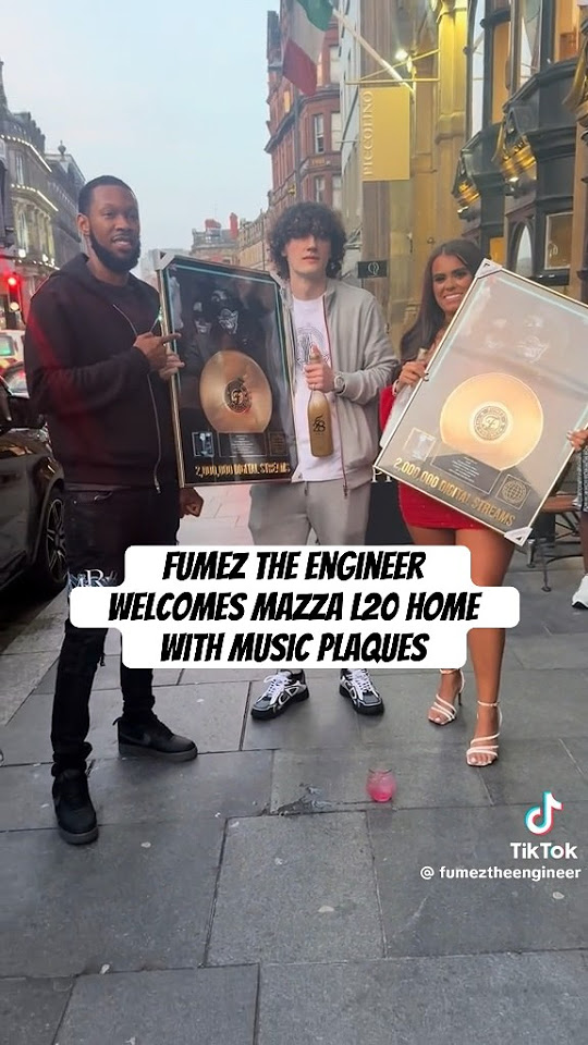 Fumez The Engineer Welcomes Mazza L20 Home With Music Plaques #MazzaL20 #FumezTheEngineer # ...