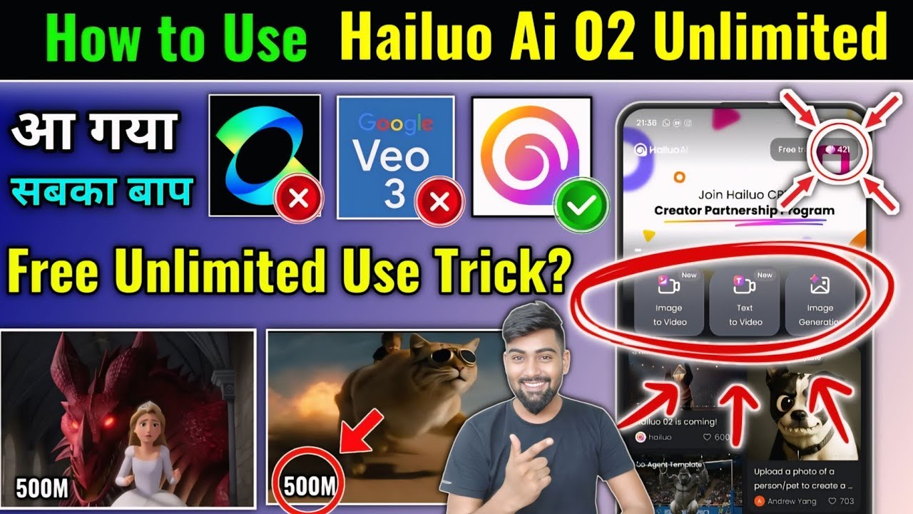 How to Use Hailuo Ai 02 Unlimited 📢 Free | Best Ai Text to Video Free ...