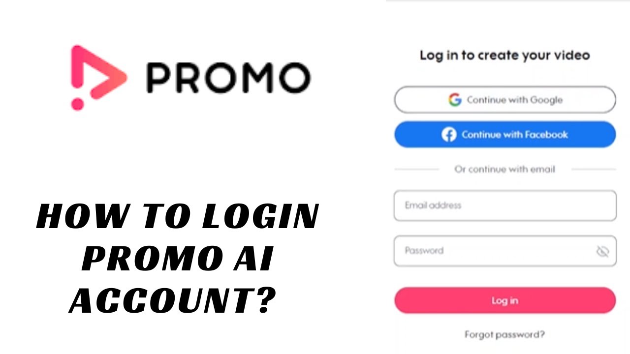 How to Login Promo AI Account? AI Video Generator - YouTube