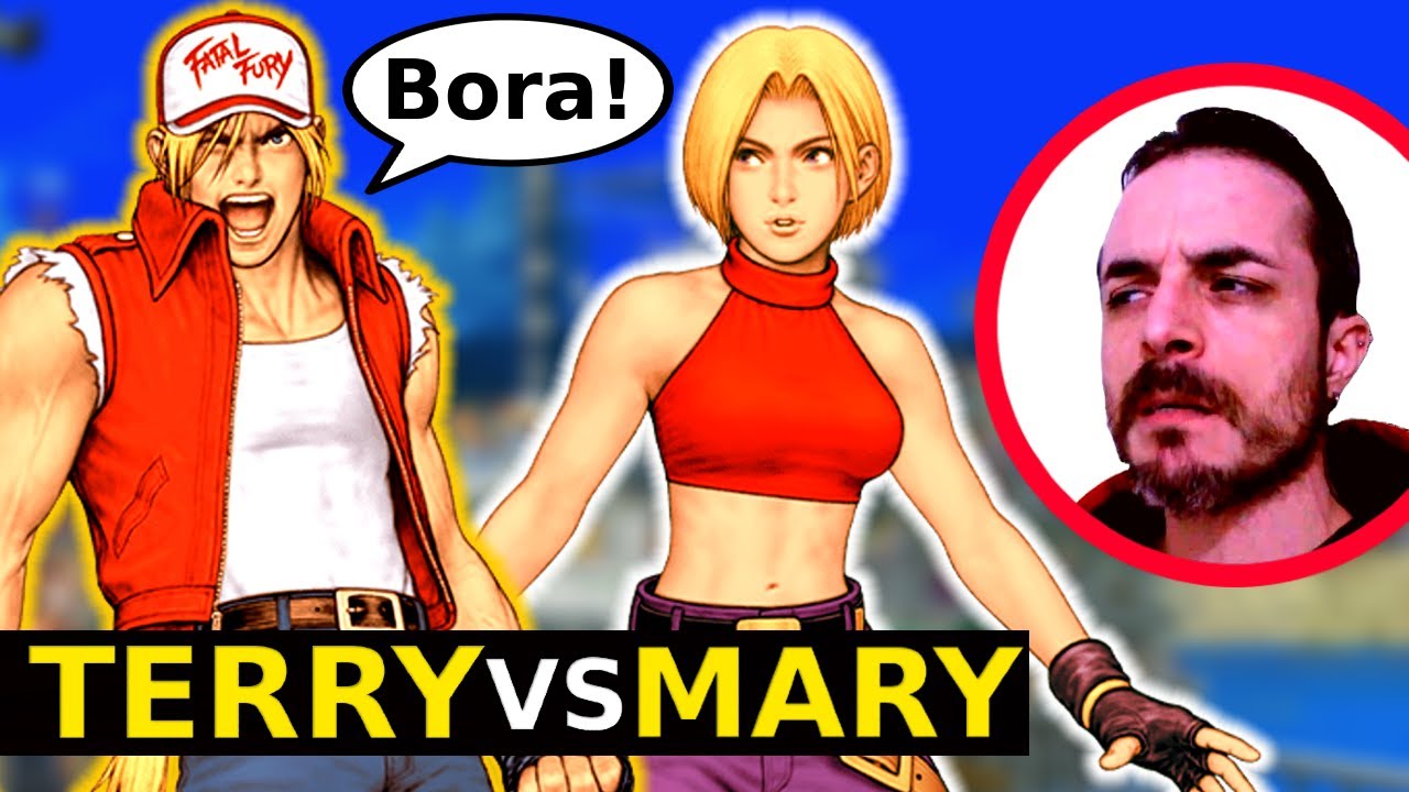 TERRY VS BLUE MARY: TUDO O QUE FALAM EM KOF! - YouTube
