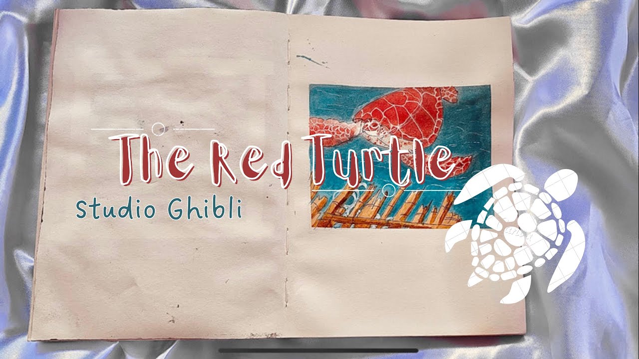 Painting Studio Ghibli scene | The red turtle - YouTube