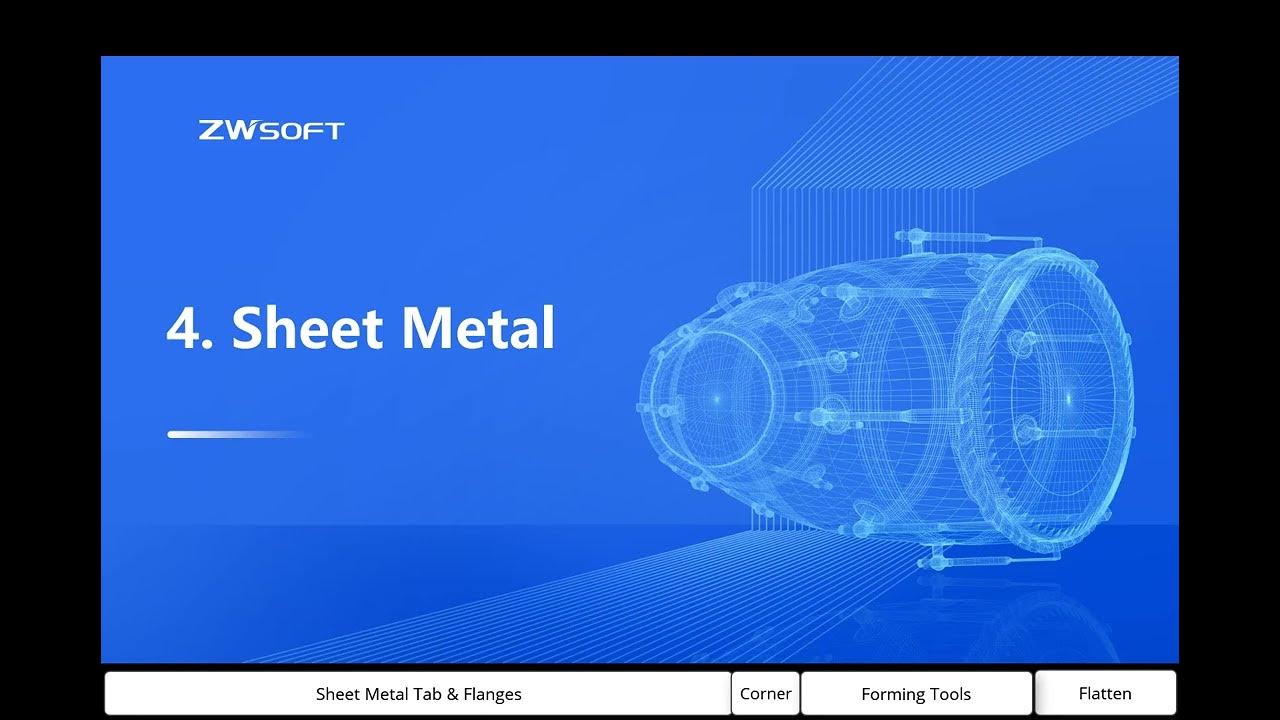 ZW3D Training - Sheet Metal - YouTube