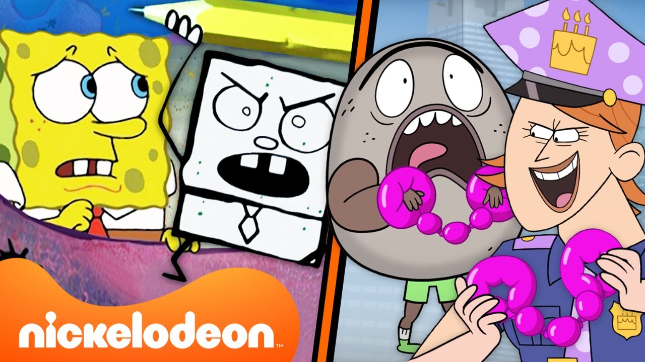 SpongeBob & Rock Paper Scissors’ WORST Ideas Ever 💡😅 | 30 Minute ...