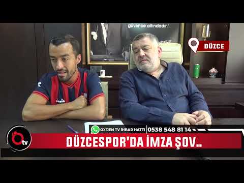 Düzcespor'da imza şov