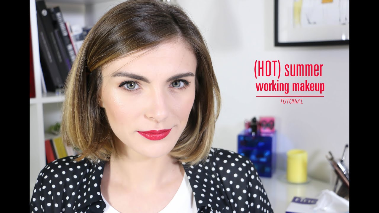 Hot Summer Working Makeup The Very French Girl Youtube