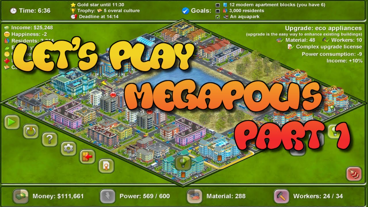 Let's Play Megapolis PC || Part 1 || Commentary - YouTube