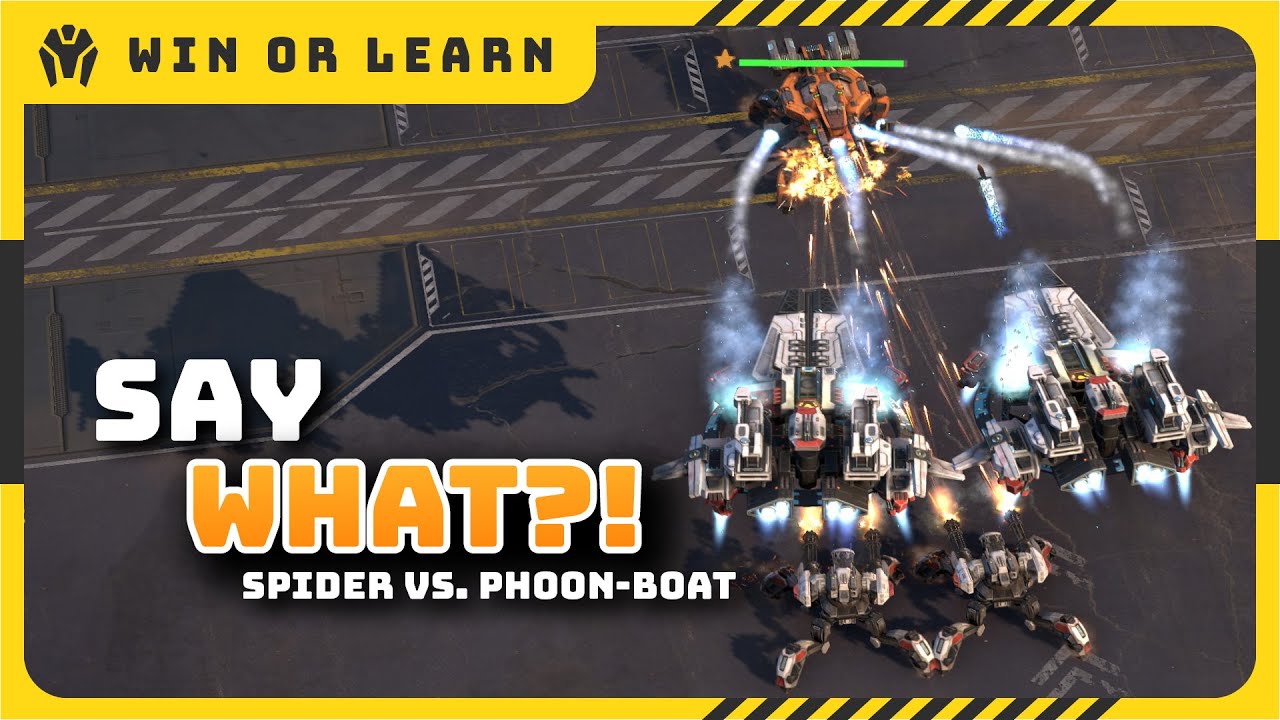 The MIGHTY PHOON-BOAT vs a few spiders, who will win? | Mechabellum ...