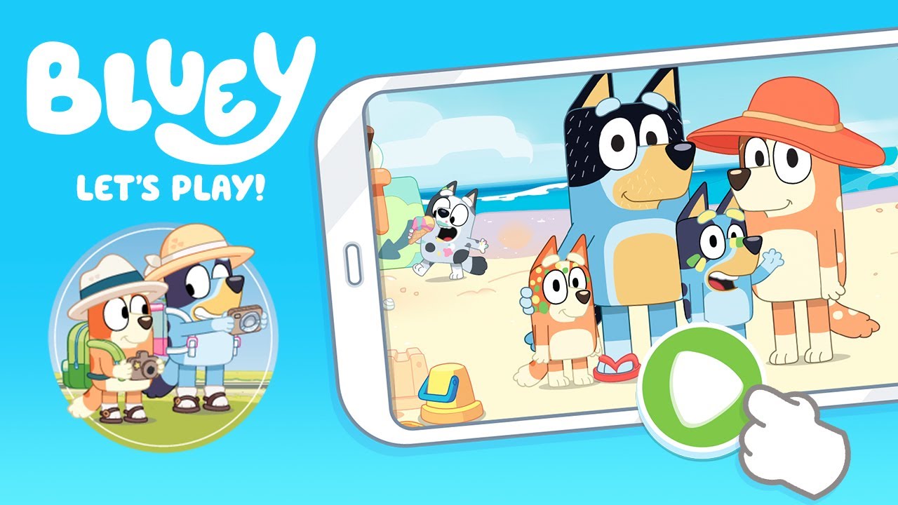Bluey: Let's Play! | Take a Family Trip to the Beach! - YouTube