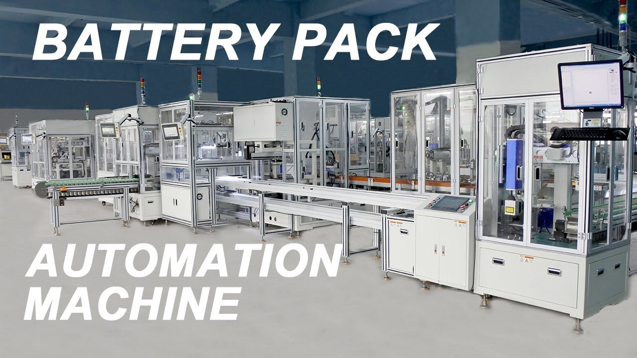 Aluminum Housing Battery Module Pack Automation Production Assembly ...