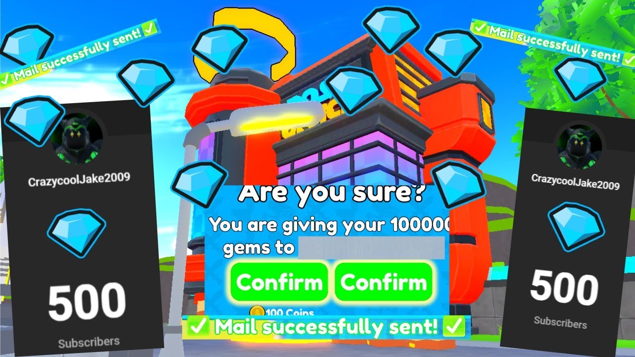 GIVING AWAY 100,000 GEMS - YouTube