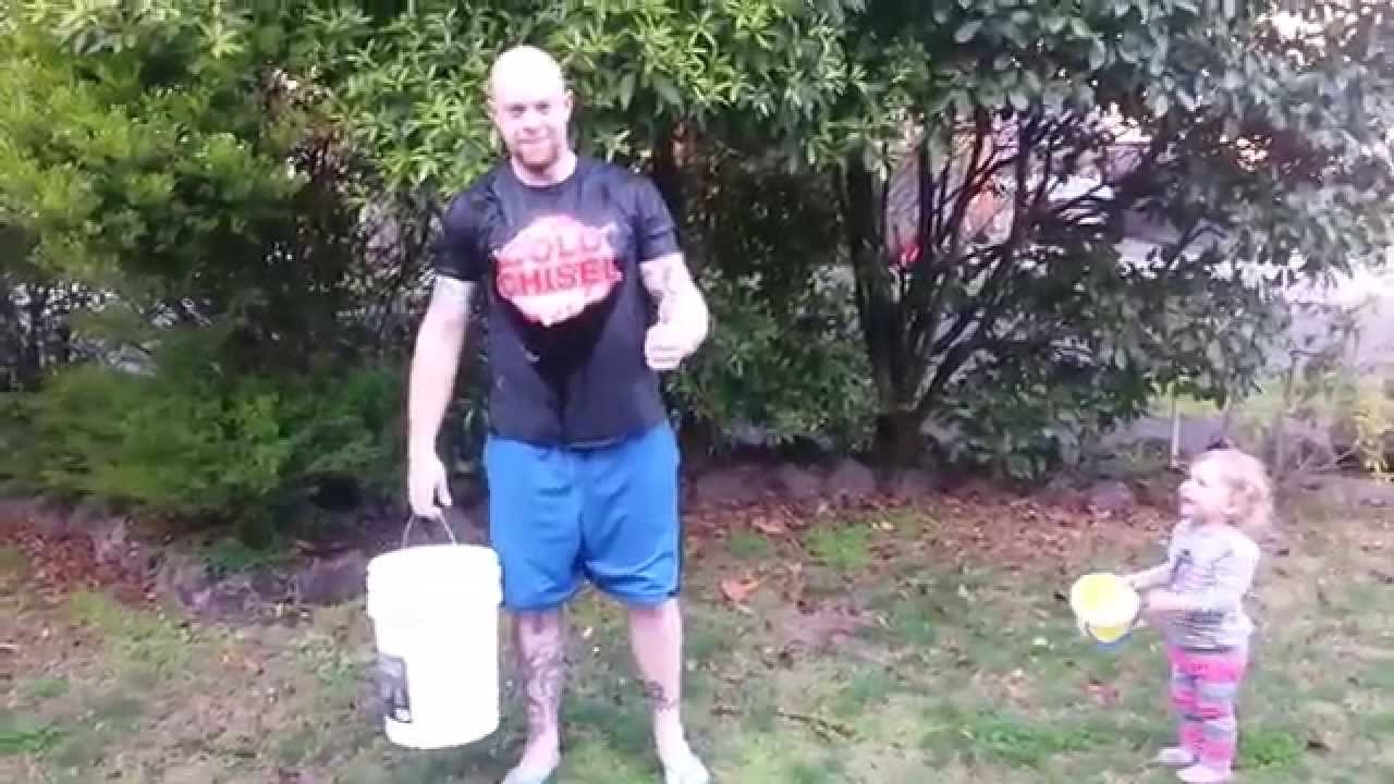 Cutest ice bucket challenge by a 2 year old. - YouTube