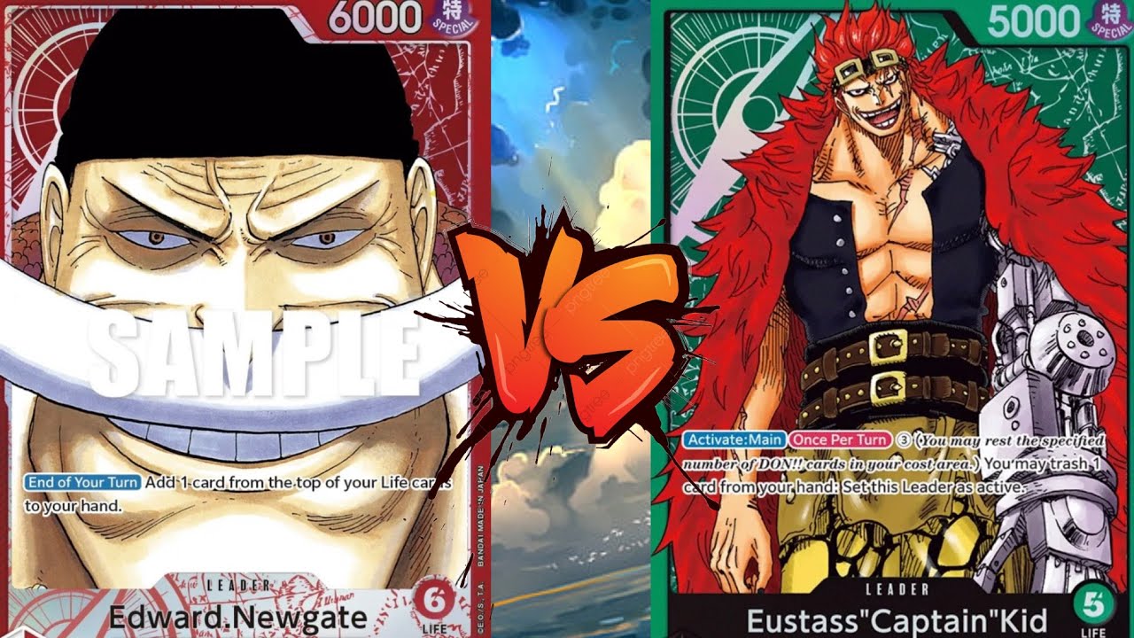 Whitebeard Vs Kidd | One Piece Tcg | Op02 Tournament Gameplay - YouTube