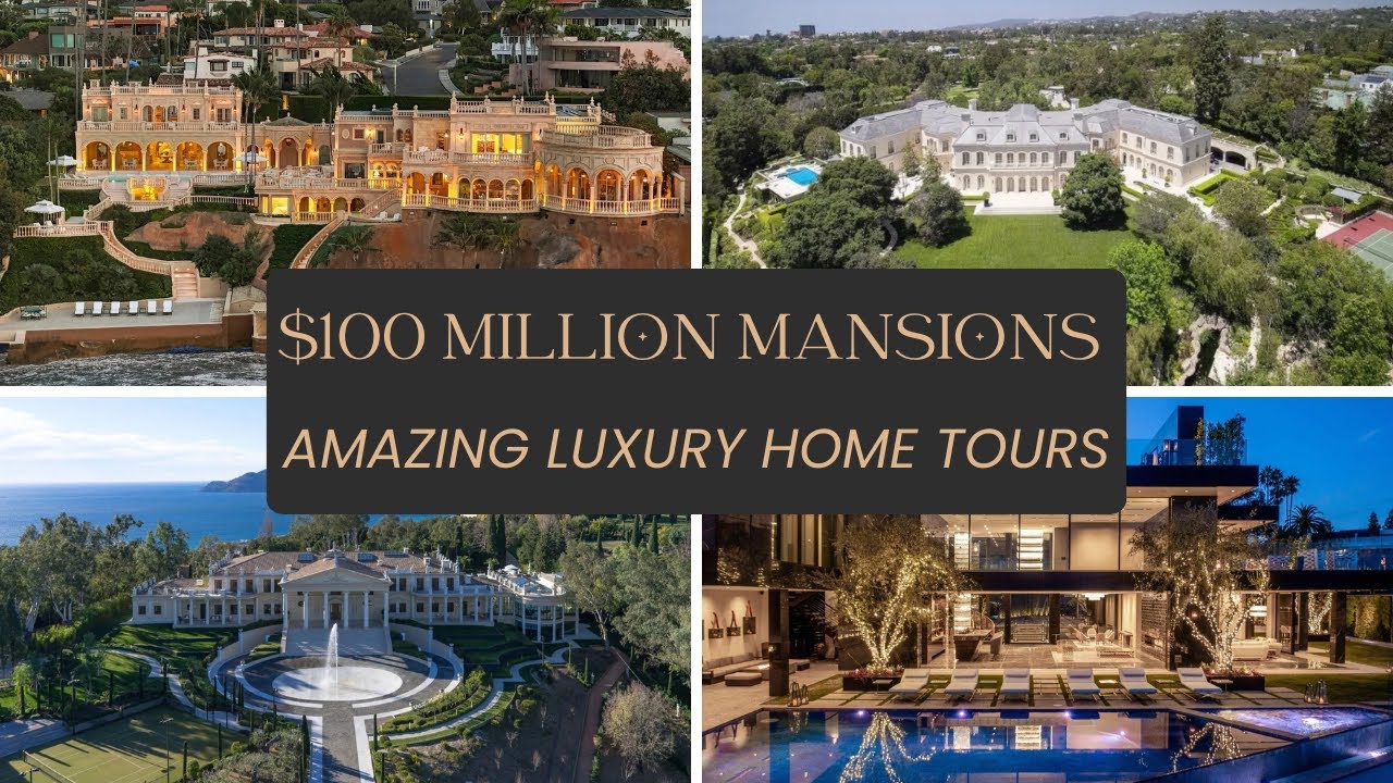 $100 MILLION MANSIONS: AMAZING LUXURY HOME TOURS - YouTube