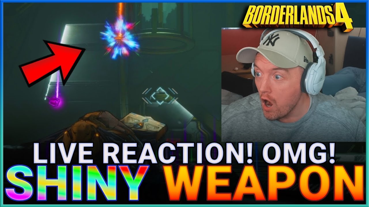 MY FIRST SHINY WEAPON LIVE REACTION! - Borderlands 4 Shiny Weapon Drop ...