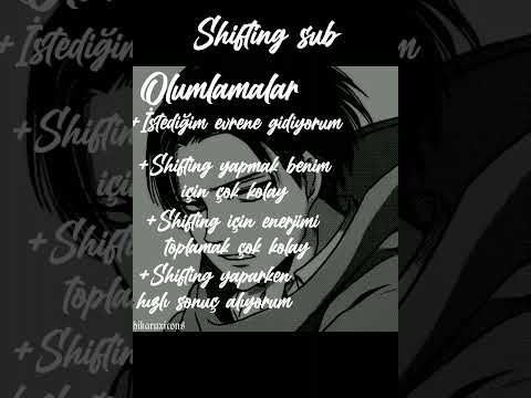 shifting subliminal (korunma içerir)