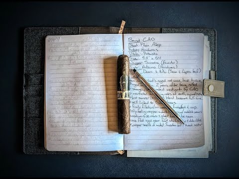 Best Cigar Journal Ever? Exploring the Bucksaw Leather Notebook - YouTube