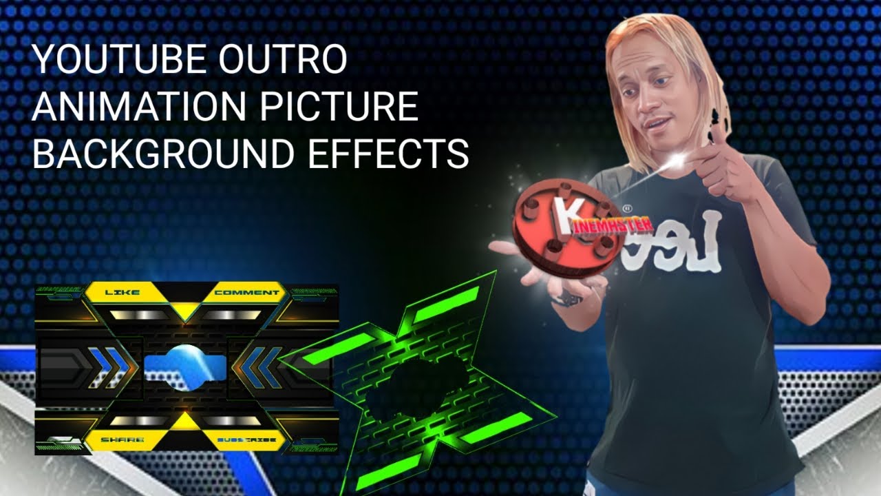 how to make YOUTUBE OUTRO IMAGE BACKGROUND EFFECTS - YouTube