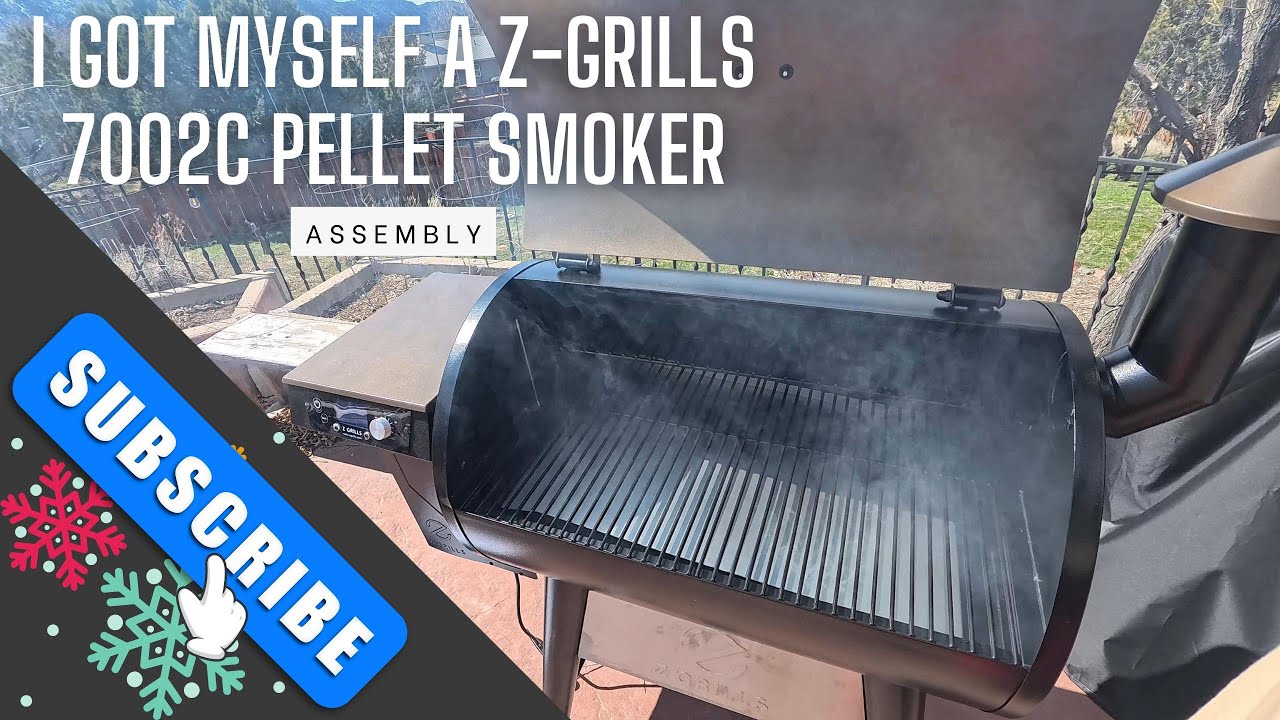 Z Grills 7002C Wood Pellet Smoker/Grill Assembly and Start Up - YouTube