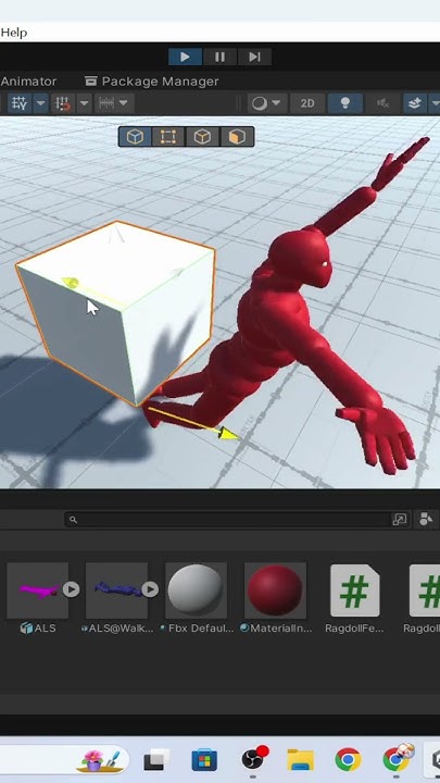 Standing ragdoll #unity #unity3d #ragdolls - YouTube