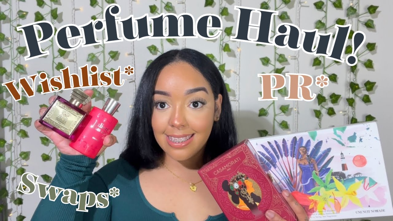 HUGE PERFUME HAUL! PR PACKAGES,WISH LIST PURCHASES & GIFTS - YouTube