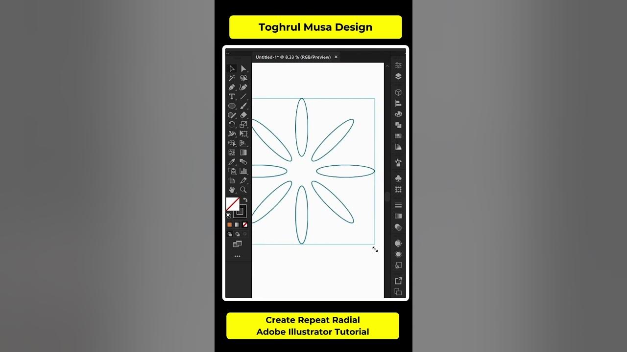 How to Create Repeat Radial Effect in Adobe Illustrator | Design ...