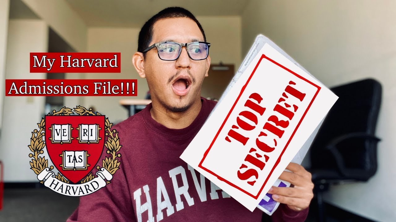 I VIEWED MY ADMISSIONS FILE | How I Actually Got Into The Harvard ...