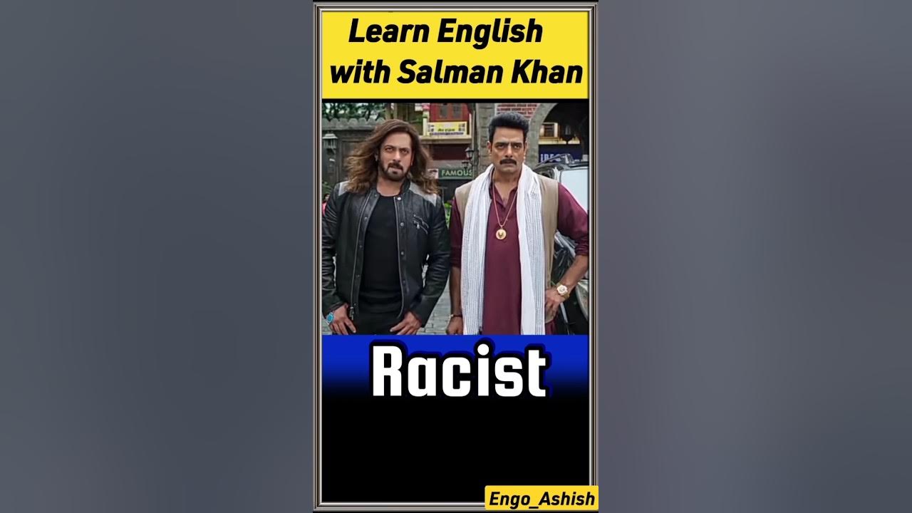 R Racist Meaning In Hindi With Tricks Learn English With Salman Khan r-racist-meaning-in-hindi-with-tricks-learn-english-with-salman-khan