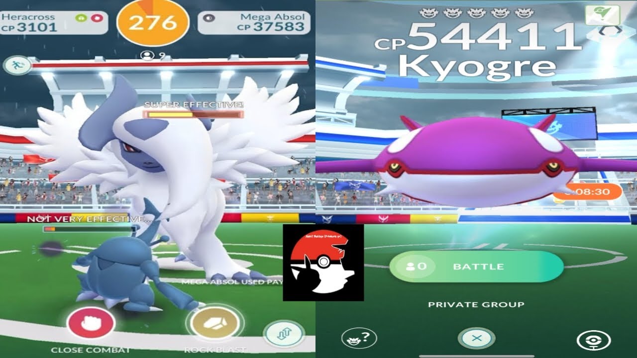 🔴 Live Raid Invitation Shiny Kyogre , Mega Absol Shiny Invite Pokemon ...