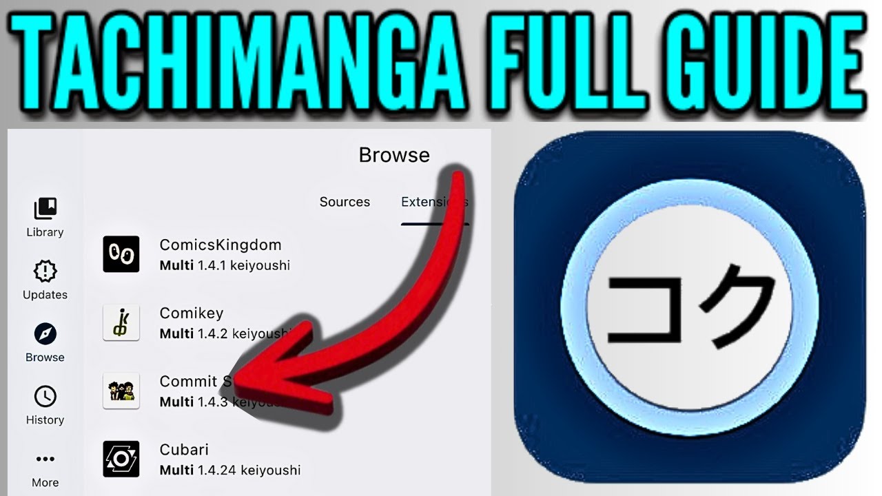 How to use Tachimanga app iOS - YouTube