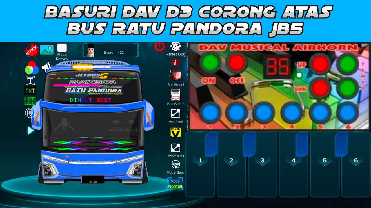 NADA BASURI RATU PANDORA JB5 MODUL DAV D3 CORONG ATAS - YouTube