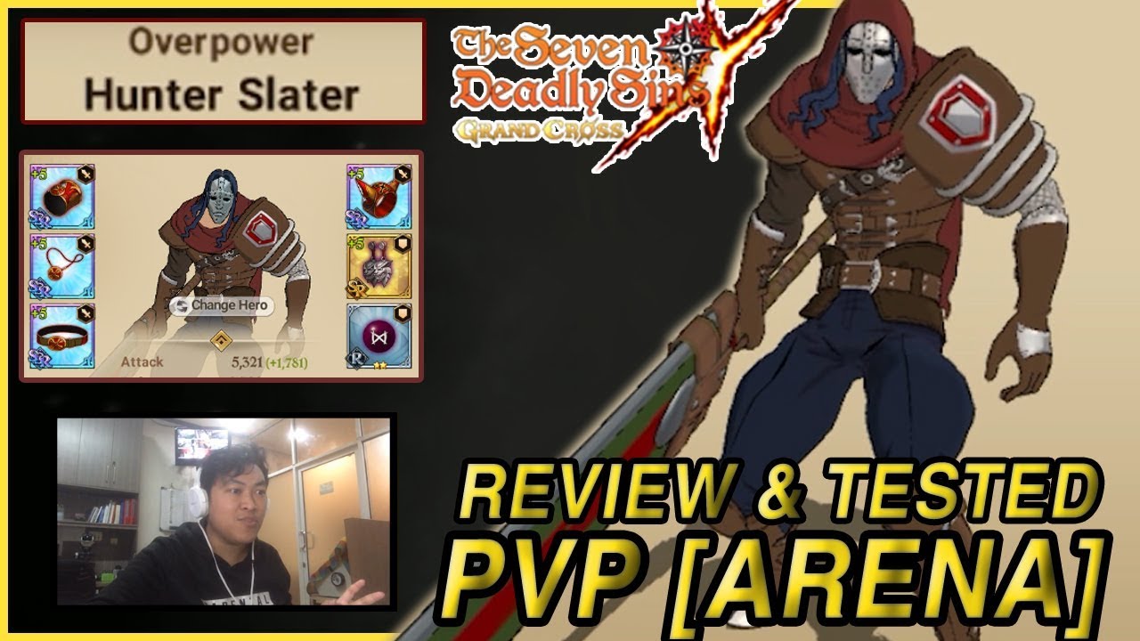 BLUE HUNTER SLATER (Review & Tested On PVP) - Seven Deadly Sins Grand ...
