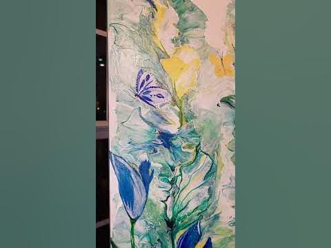 Letting go of expectations on this one! #wip #acrylicpainting #short # ...