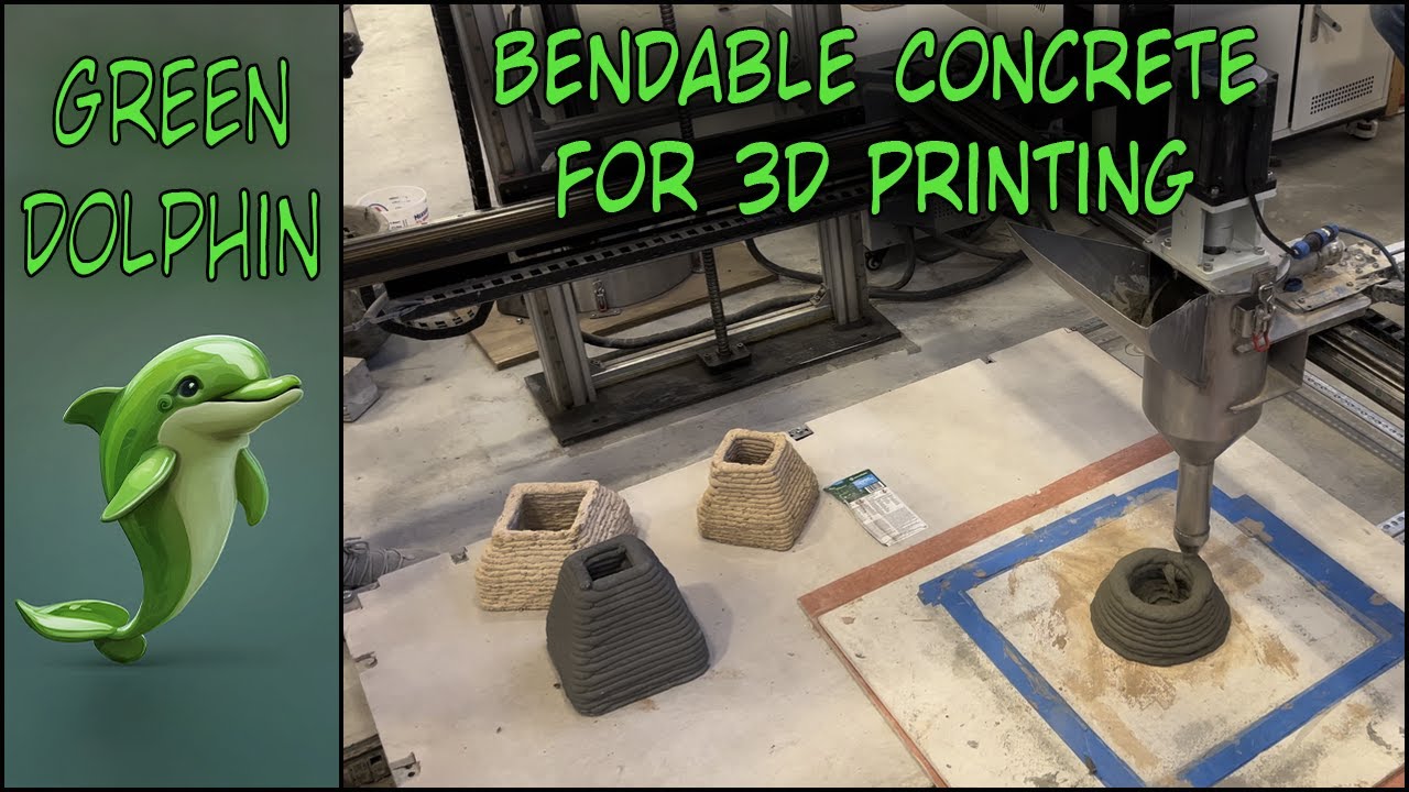 Bendable Concrete for 3D Printing - YouTube