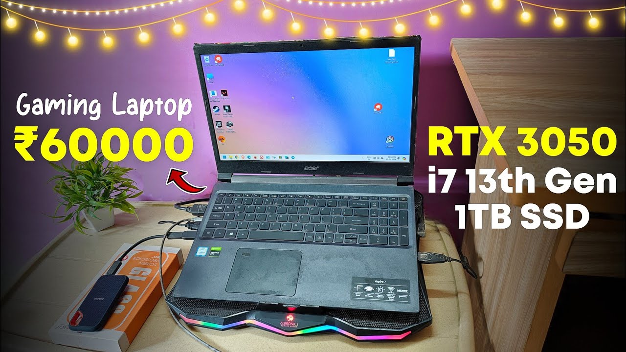 Best Gaming Laptop Under 60K - RTX 3050, i7 13th Gen, 1TB SSD - YouTube