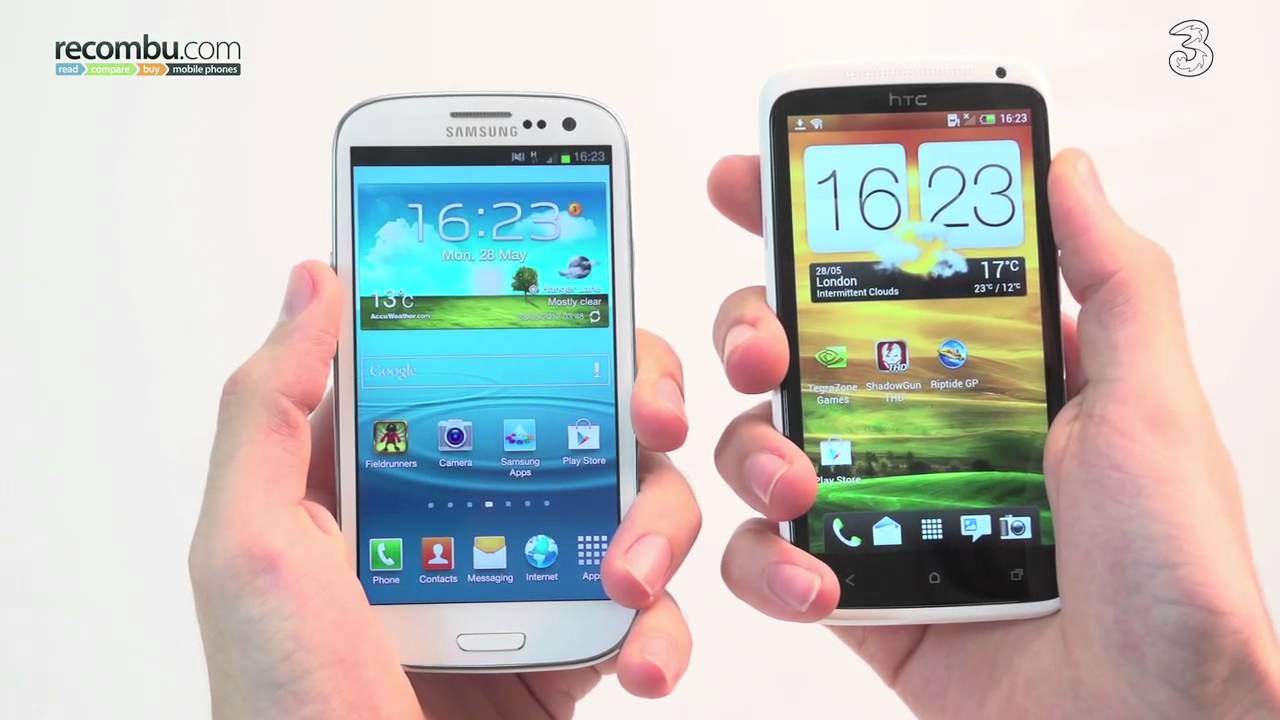 Samsung Galaxy S3 VS HTC One X - YouTube