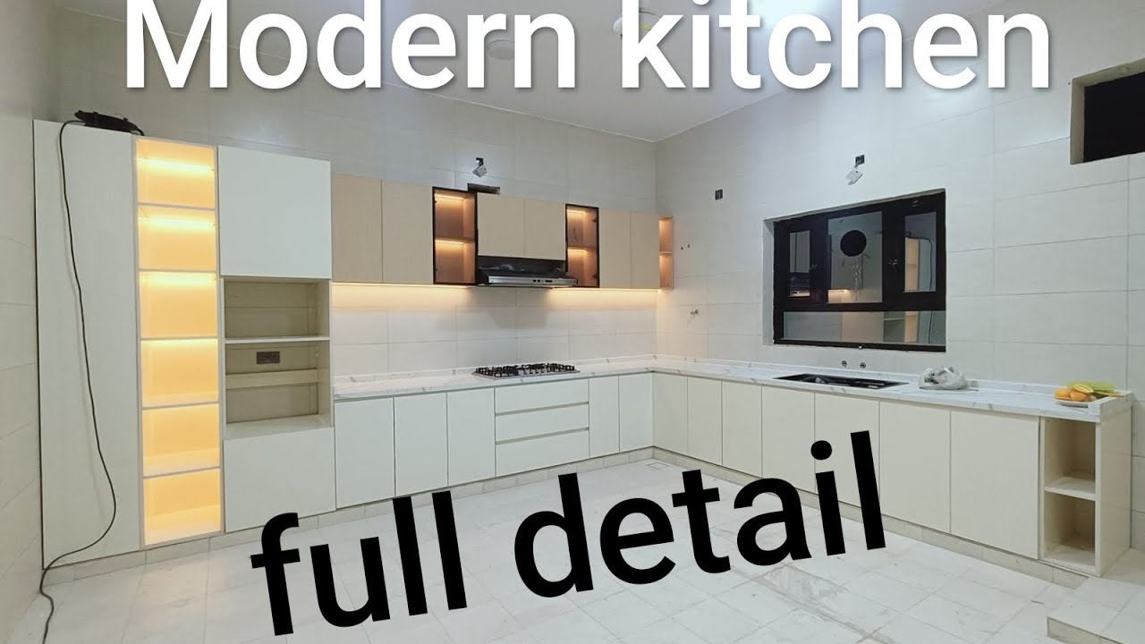 kitchen design, kitchen space design Full details video - YouTube