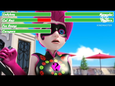 LADYBUG TEAM VS MIRACULER AND MAYURA WITH HEALTHBARS | HD | Miraculous Ladybug