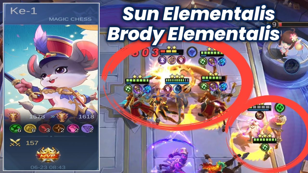 TUTORIAL GAMEPLAY REMY SKILL 3 ! SUN ELEMENTALIS + BRODY ELEMENTALIS ...