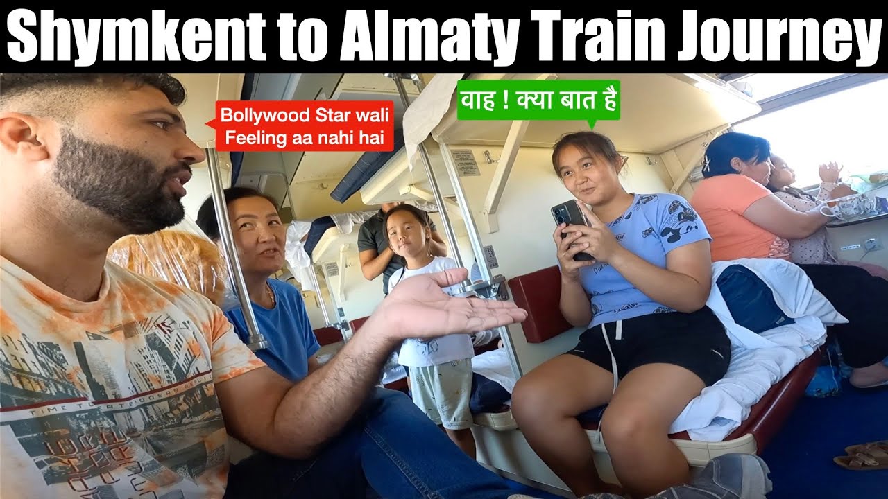 Shymkent to Almaty Train Journey | Full Detailed video about Train ...