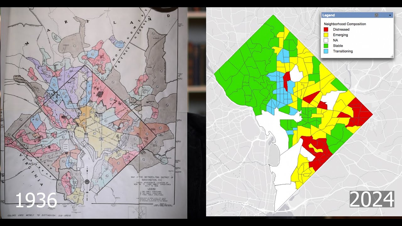Mapping Segregation in Washington DC - YouTube