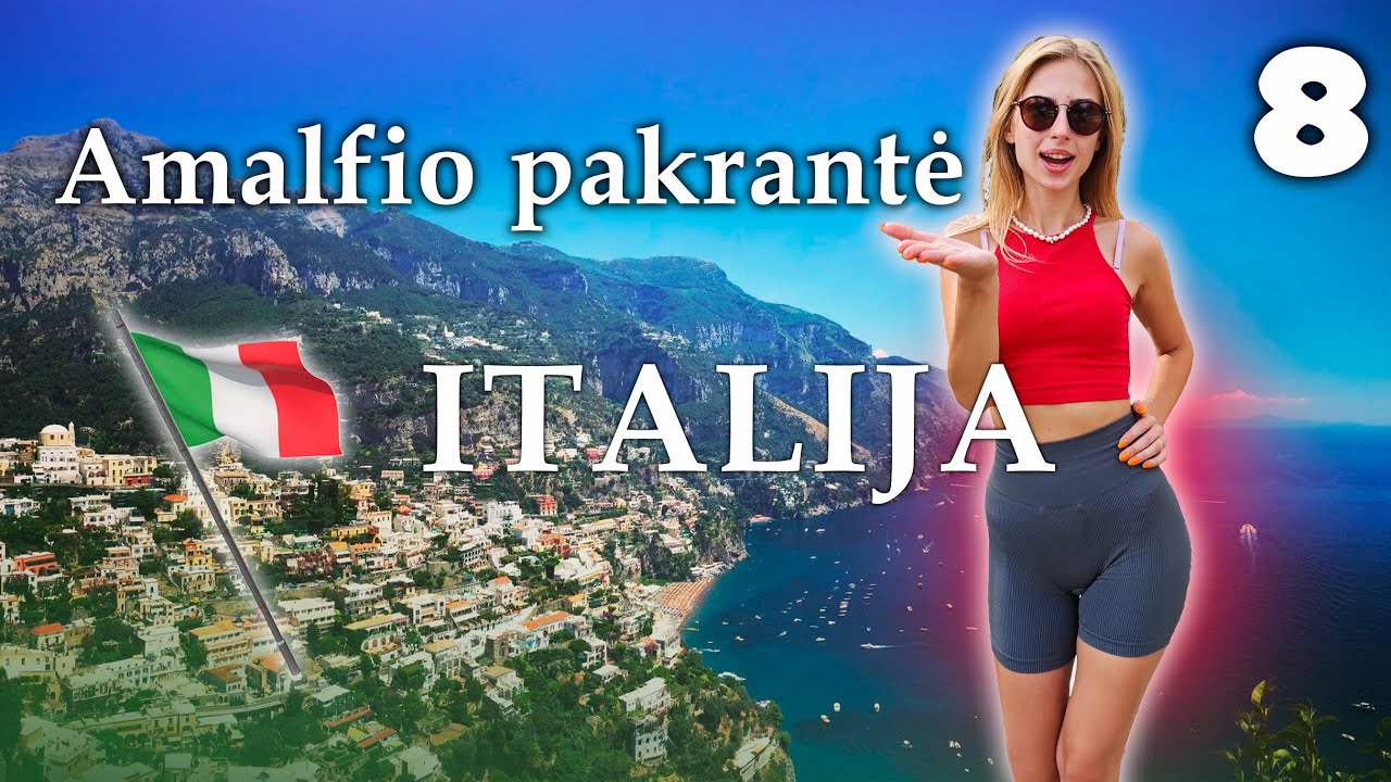 ITALIJA - Tokio gaisro nemačiau. Amalfio pakrantė, gražiausia pakrantė ...
