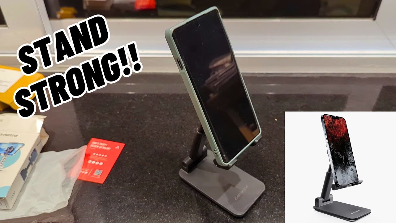 Ambrane Mobile Holding Tabletop Stand - YouTube