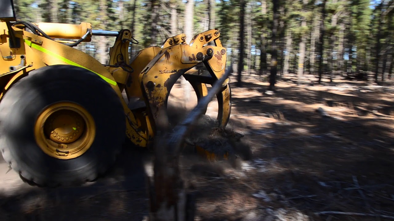 Front End Loader - Fire Blade Attachment - YouTube