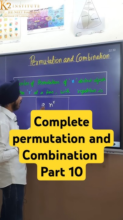 Class 11 Ch-6 | Permutation and combination | Permutations of object with repetition #maths ...